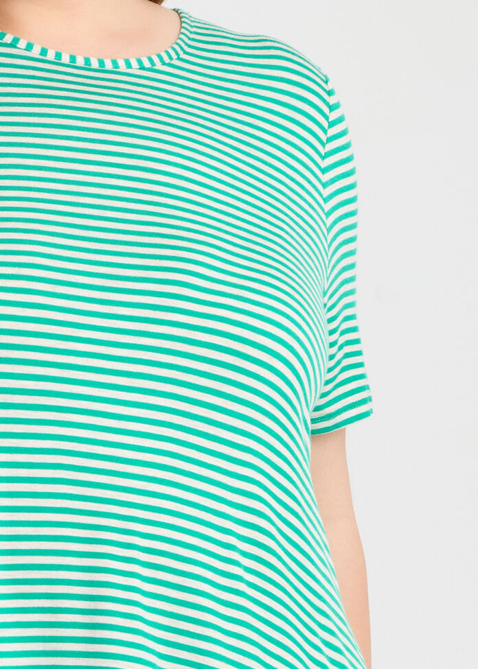 Shop Plus Size Natural Stripe T-shirt, Stripes | Taking Shape AU