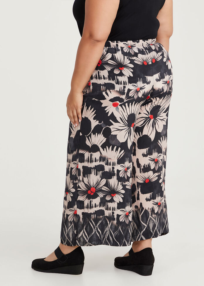 Shop Plus Size Natural Syrah Wide Leg Pant, Multi | Taking Shape NZ