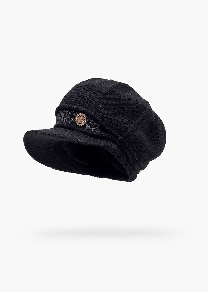 Shop New Jewel Winter Cap in Black | Accessories | Taking Shape AU