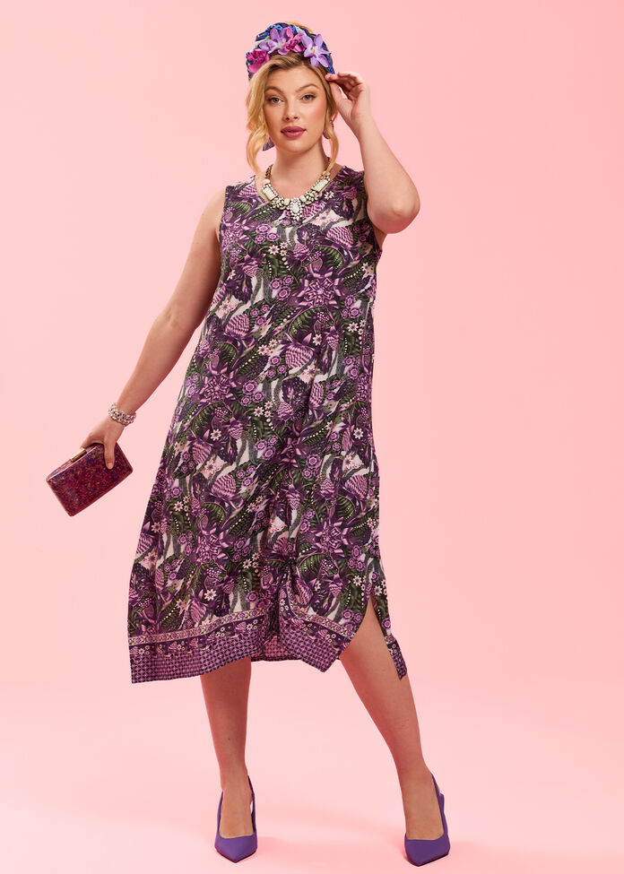 Shop Plus Size Catalina Natural Ginger Dress, Multi | Taking Shape NZ