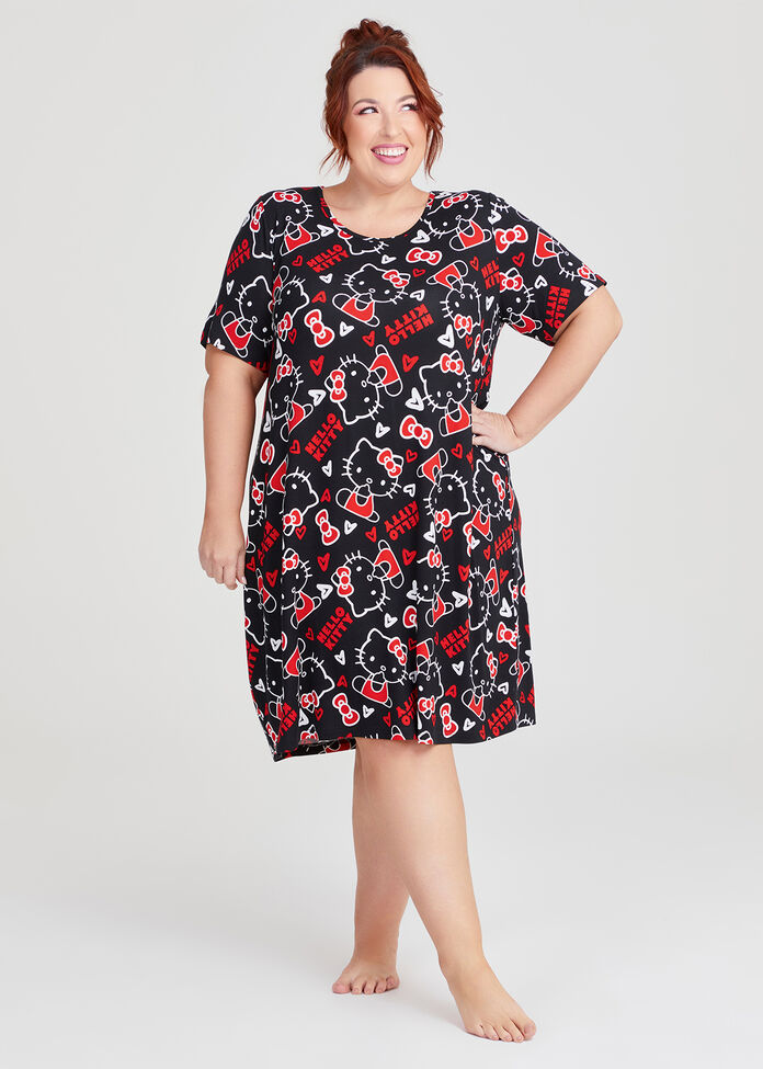 Shop Plus Size Hello Kitty Nightie in Multi | Taking Shape NZ