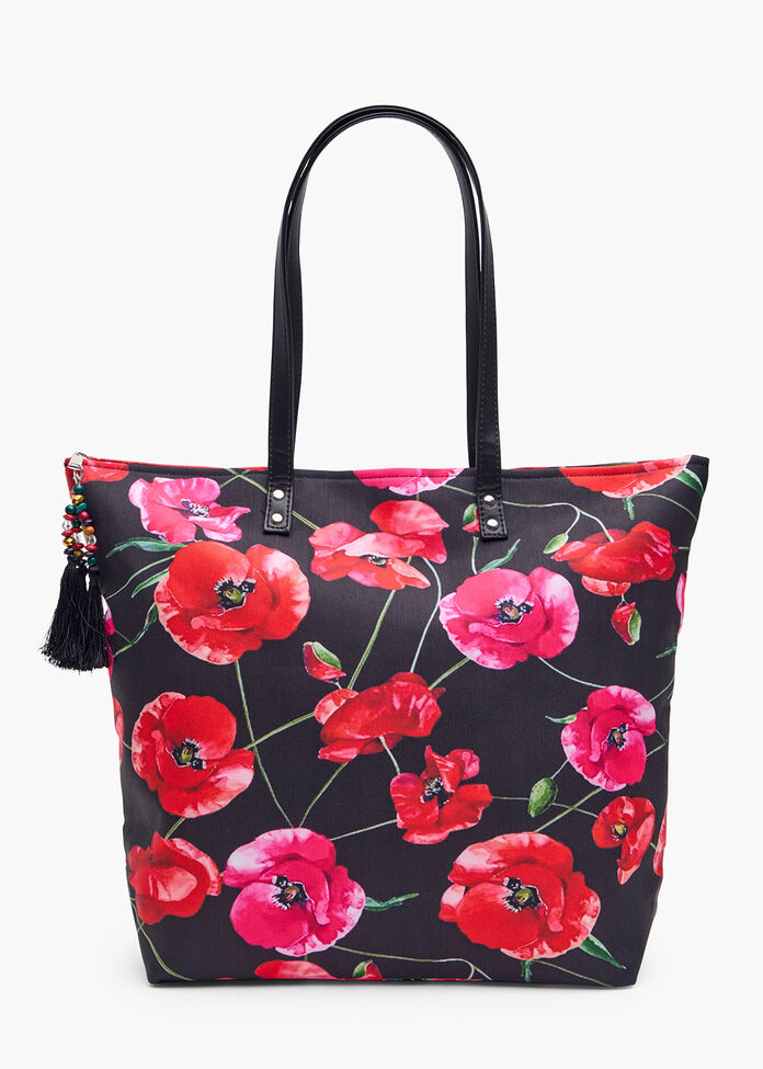 Shop Poppy Print Tote Bag in Multi | Accessories | Taking Shape AU