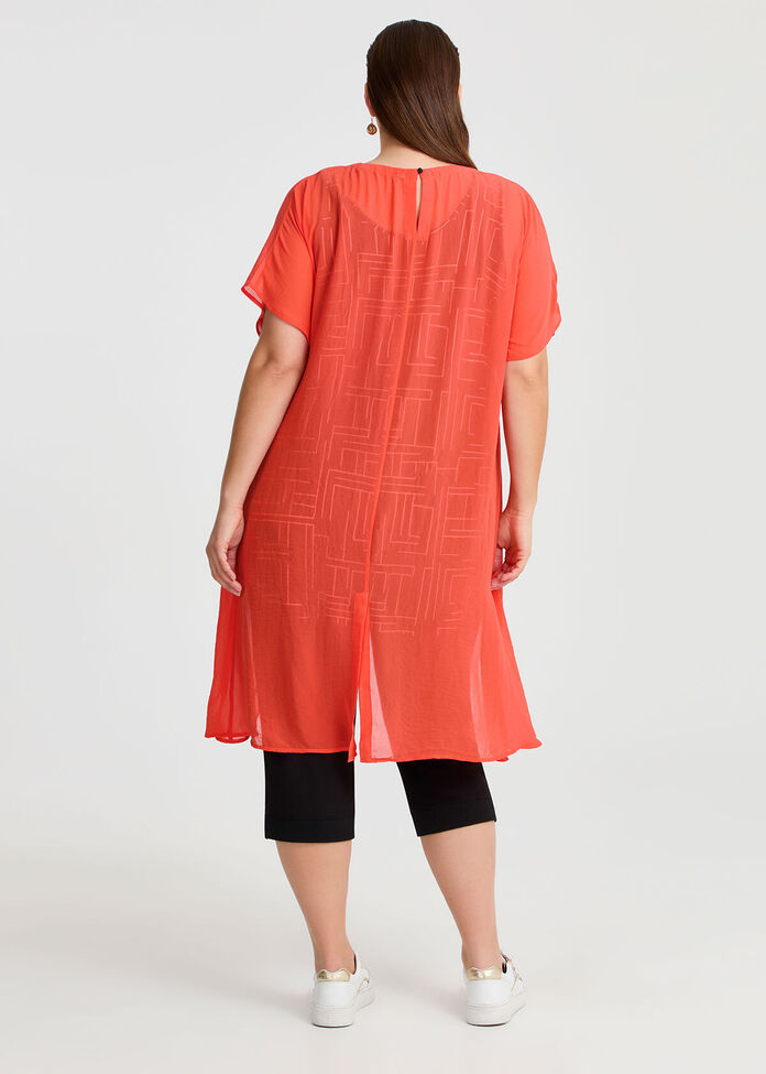 Shop Plus Size Chiffon Airlie Top, Orange | Taking Shape AU