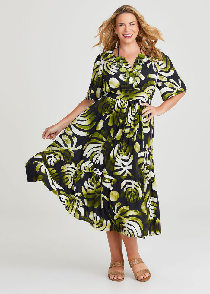 Shop Plus Size Natural Ceres Maxi Dress, Multi | Taking Shape AU