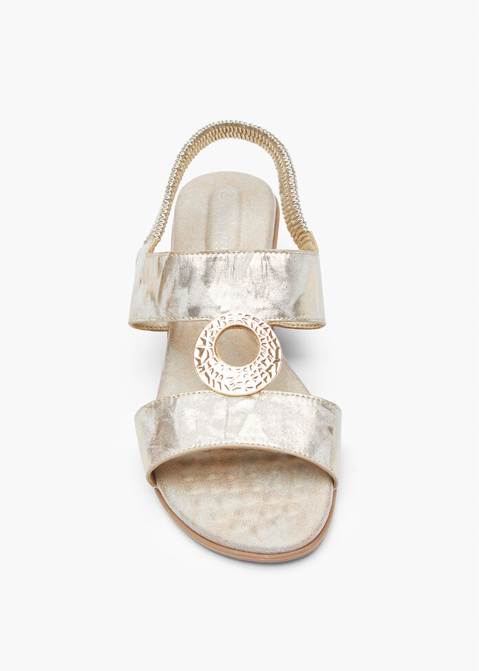Shop Gold Ring Wedge Sandal | Comfortable Shoes | Taking Shape AU