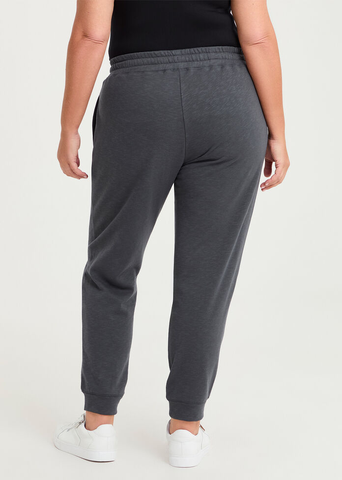 Shop Plus Size Taper Leg Trackpant, Grey | Taking Shape AU
