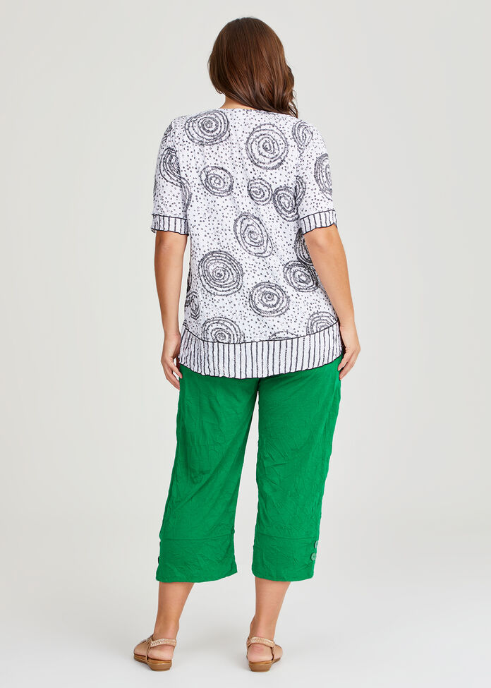 Shop Plus Size Amy Bamboo Foil Top, Multi | Taking Shape NZ