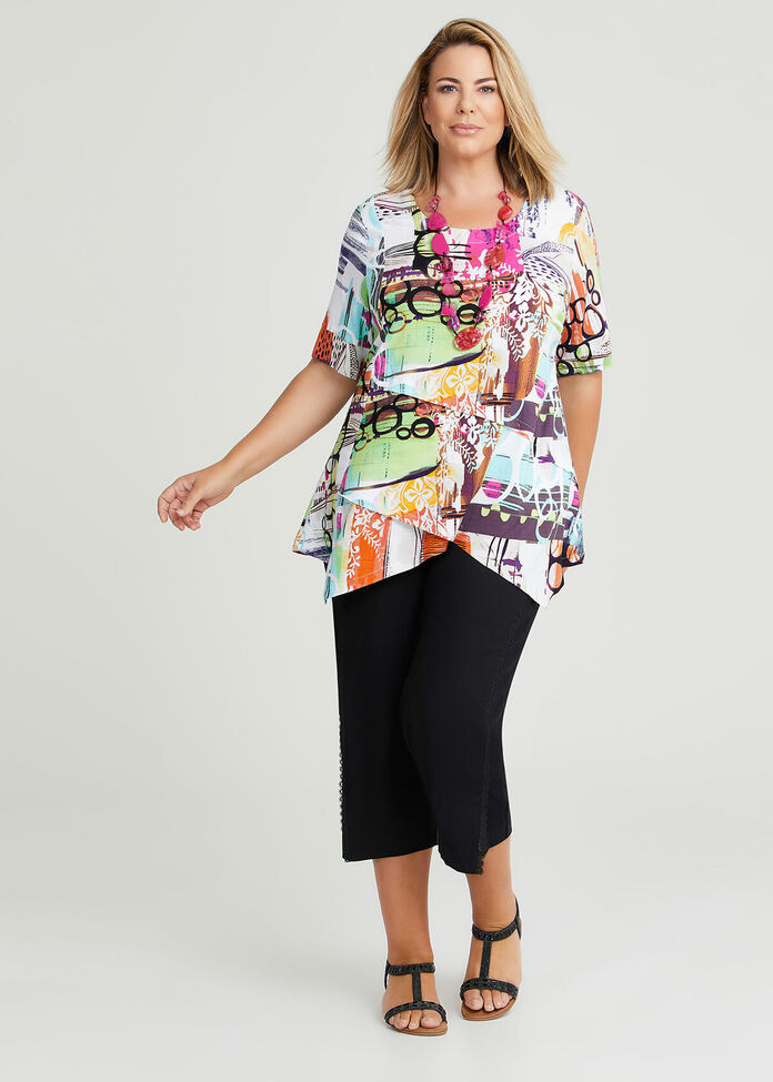 Shop Plus Size Abstract Natural Tunic, Multi | Taking Shape AU