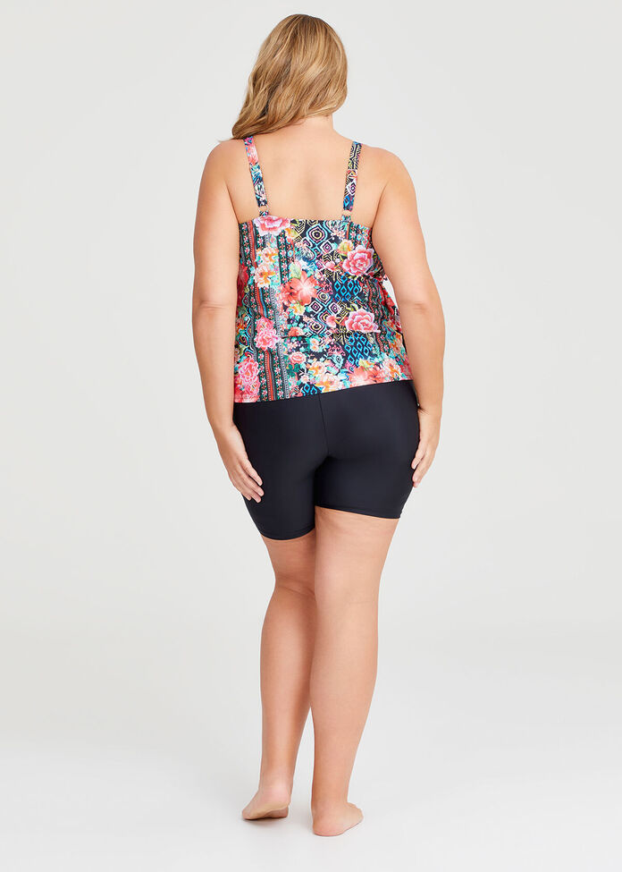 Shop Plus Size Blooming Meadows Frill Tankini, Multi | Taking Shape AU
