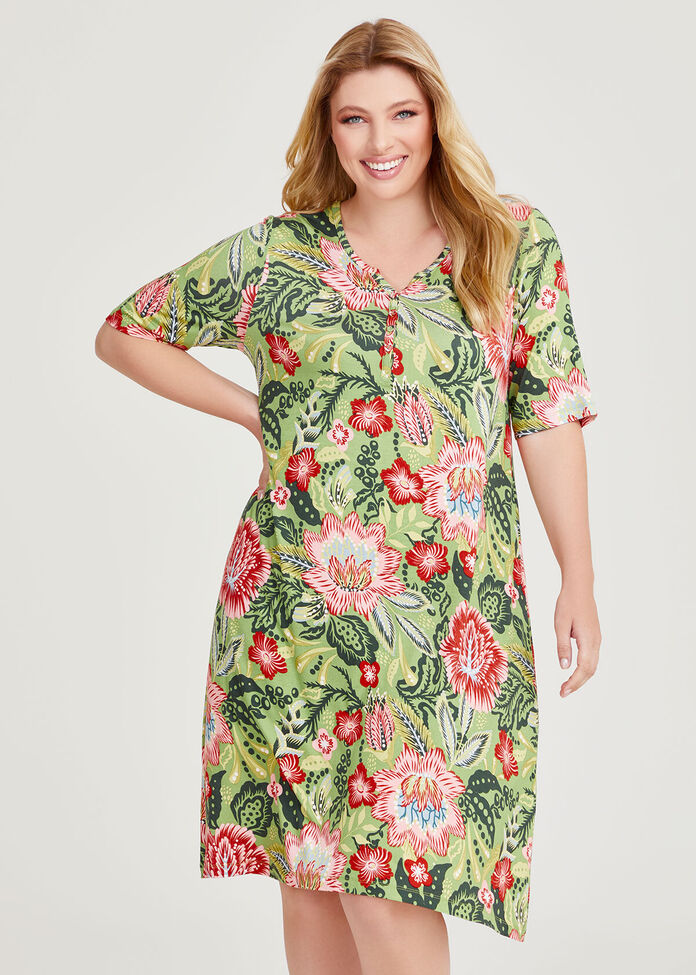 Shop Plus Size Bamboo Dream Weaver Nightie, Multi | Taking Shape AU