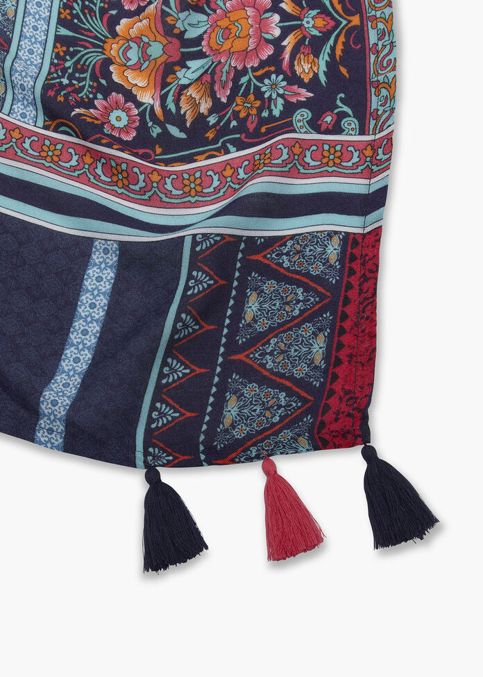 Shop Spliced Bohemian Floral Cape in Multi | Accessories | Taking Shape AU