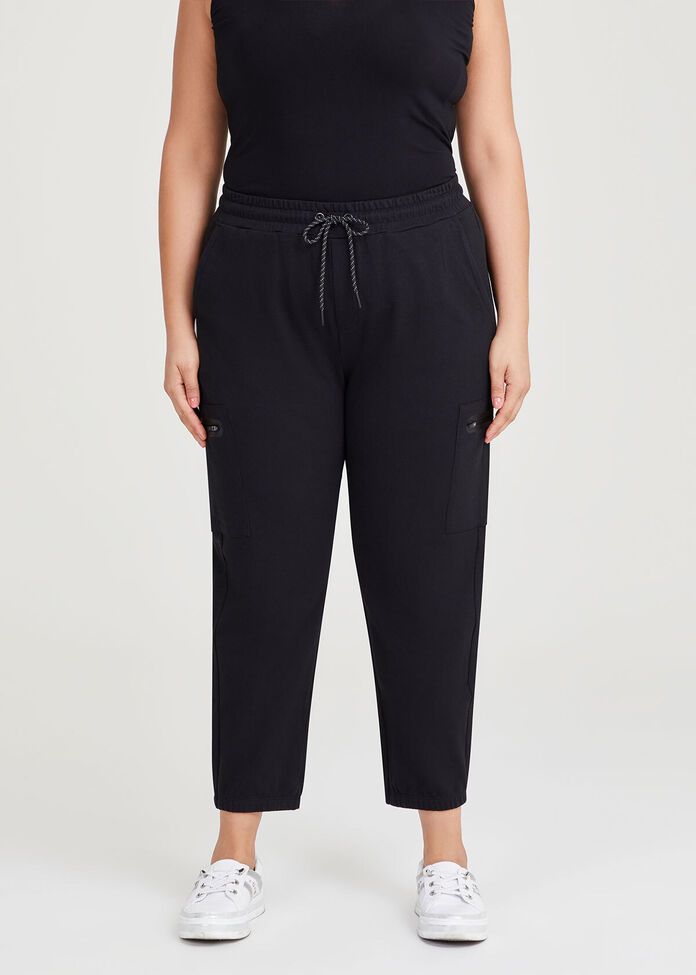 Shop Plus Size Active Cargo Pocket Pant, Black | Taking Shape AU
