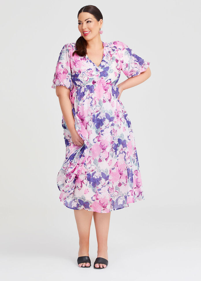 Shop Plus Size Midsummer Midi Event Dress, Red | Taking Shape NZ