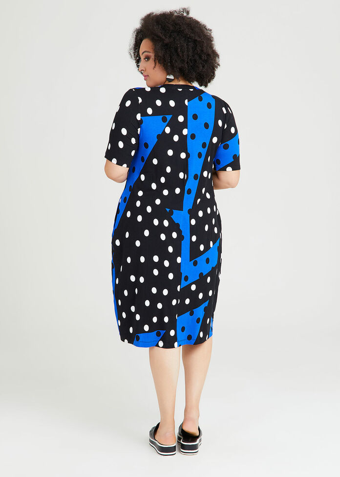Shop Plus Size Natural Out & About Spot Dress, Multi | Taking Shape AU