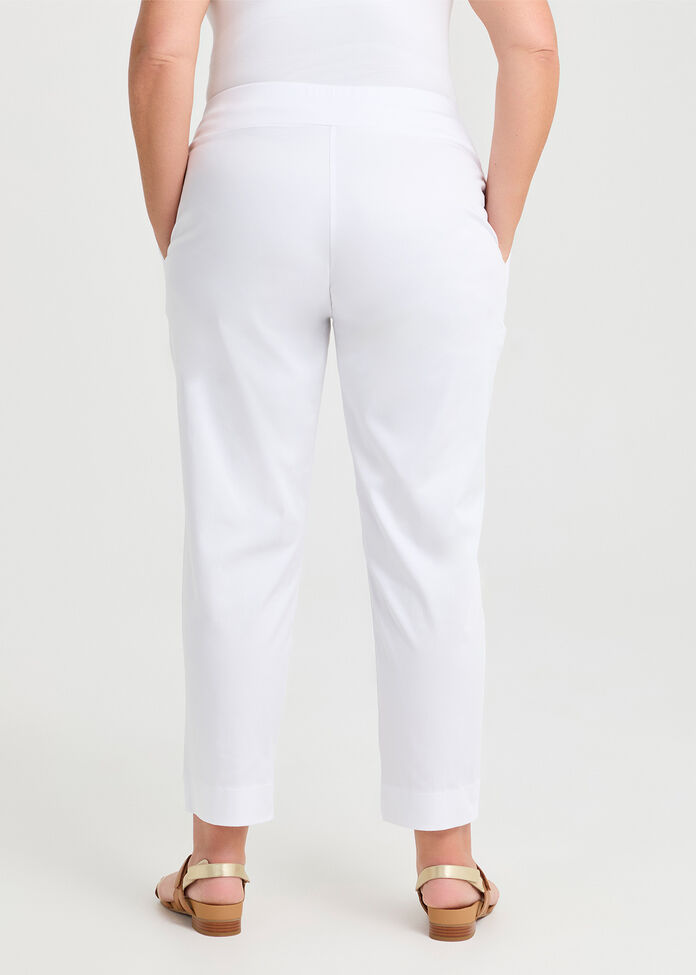Shop Plus Size Tapered Work Pant, White | Taking Shape AU