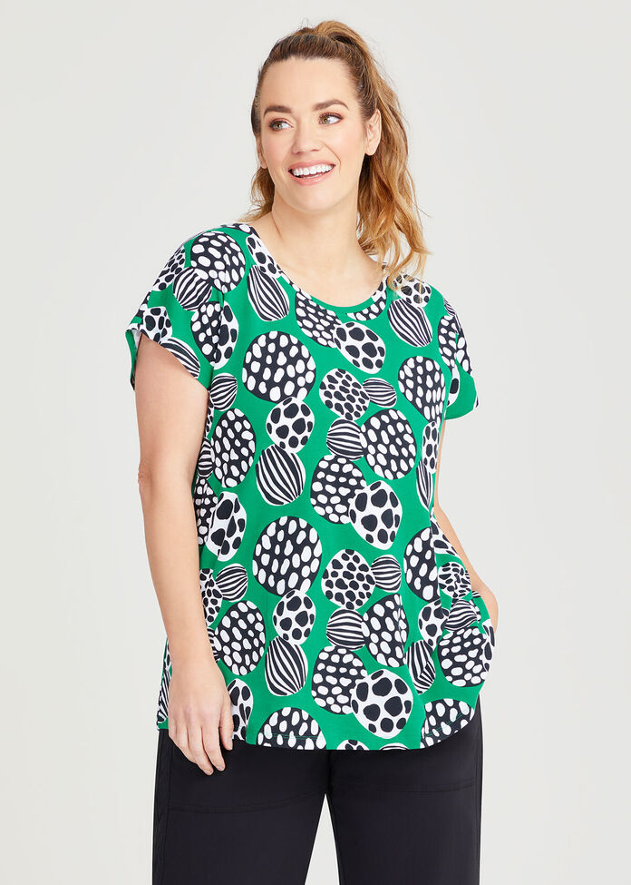 Shop Plus Size Active Weekender Print T-shirt, Multi | Taking Shape NZ