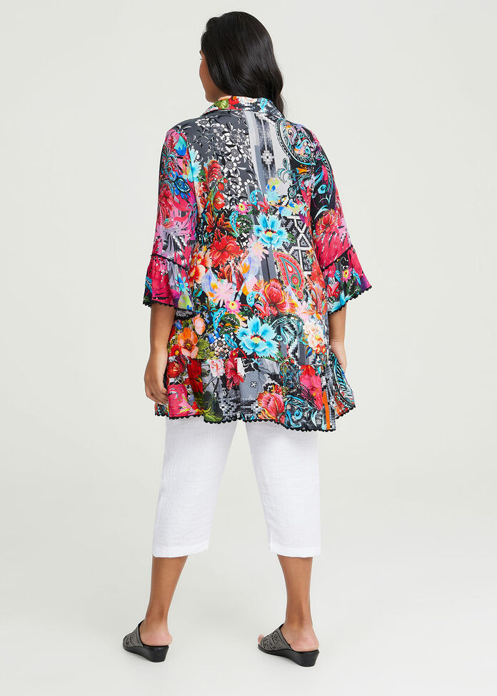 Shop Plus Size Natural Lola Tiered Tunic, Multi | Taking Shape AU