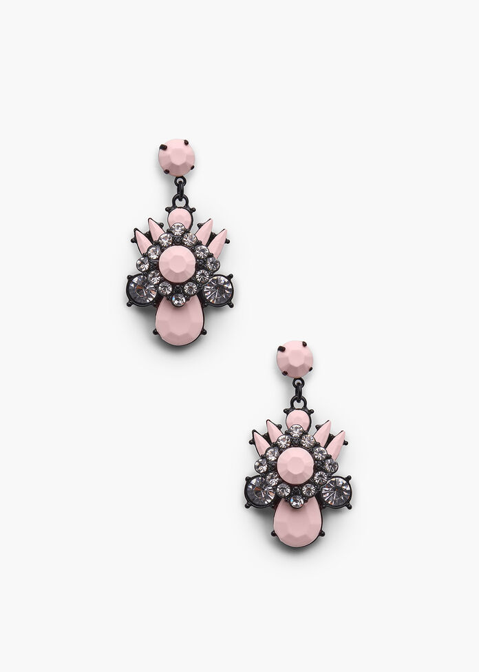 Shop Elaborate Crystal Earrings in Red | Accessories | Taking Shape AU