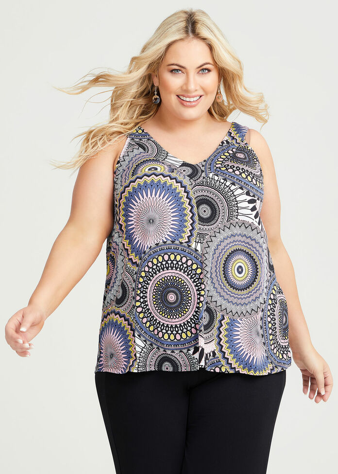 Shop Plus Size Luna Sienna Tank, Black | Taking Shape AU