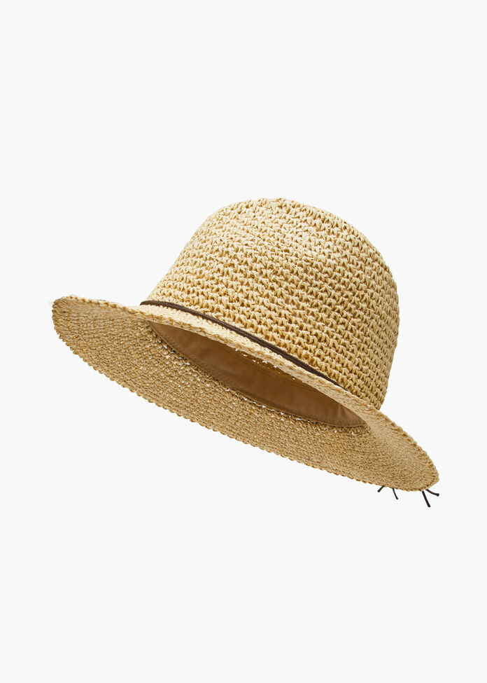 Shop Easy Travel Natural Fedora Hat in Nude | Accessories | Taking Shape NZ