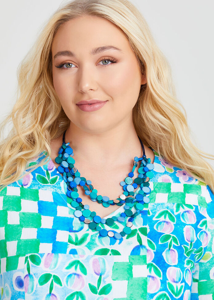 Shop Short Button Necklace in Multi | Accessories | Taking Shape AU