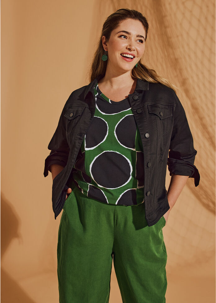 Shop Plus Size Coloured Everyday Jacket, Black | Taking Shape AU