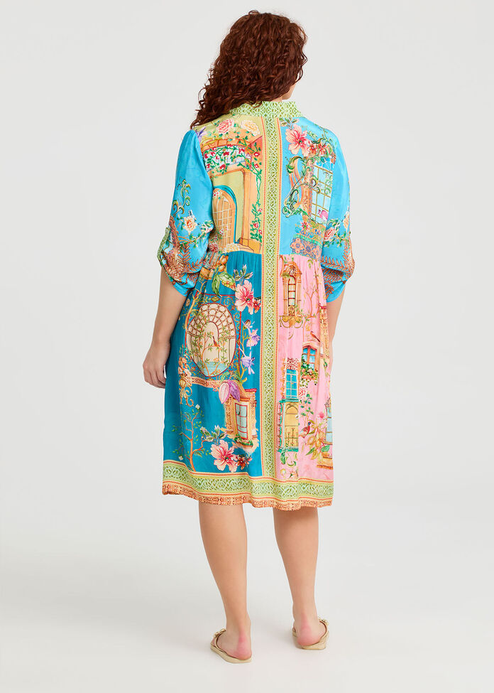 Shop Plus Size Natural Iris Dress, Multi | Taking Shape AU