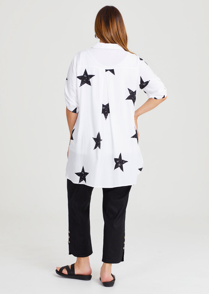 Shop Plus Size Bamboo Star Shirt, Multi | Taking Shape AU