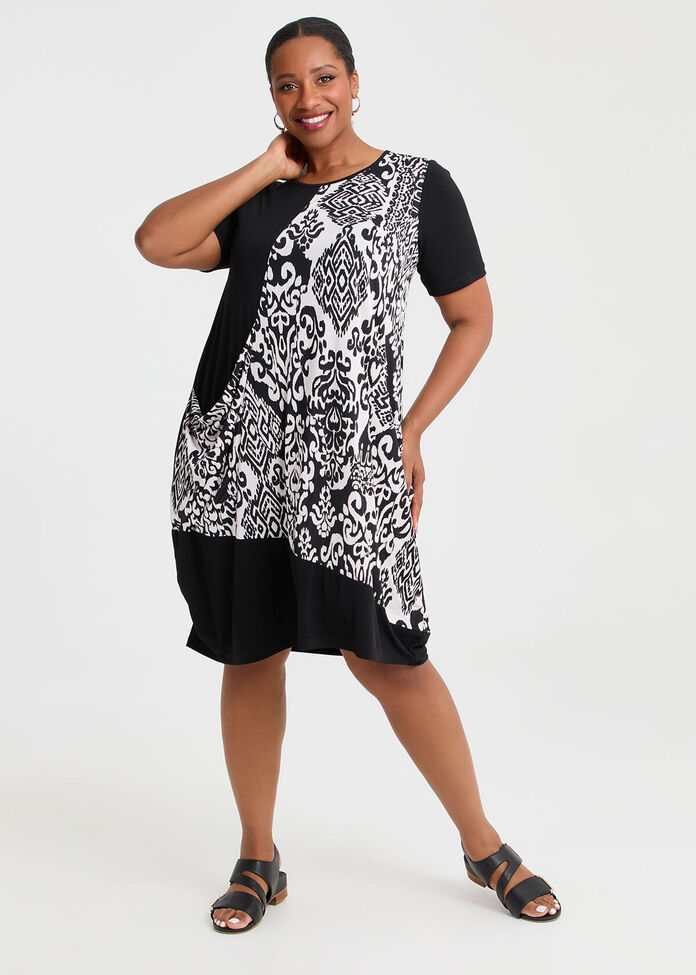 Shop Plus Size Spliced Angled Luna Dress, Multi | Taking Shape AU