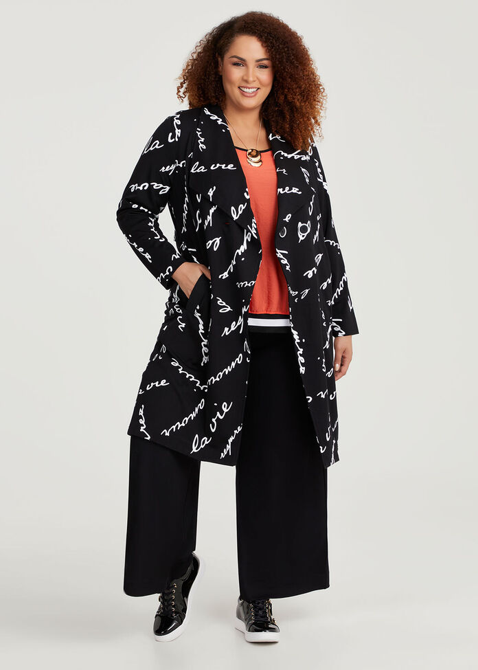 Shop Plus Size Ponte Scribe Jacket, Multi | Taking Shape AU