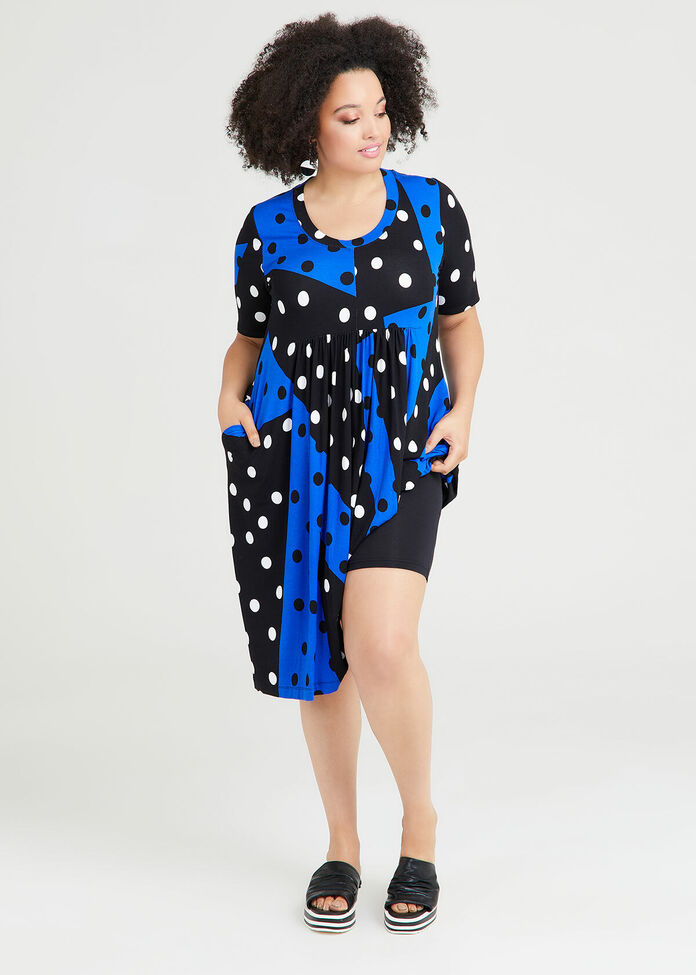 Shop Plus Size Natural Out & About Spot Dress, Multi | Taking Shape AU