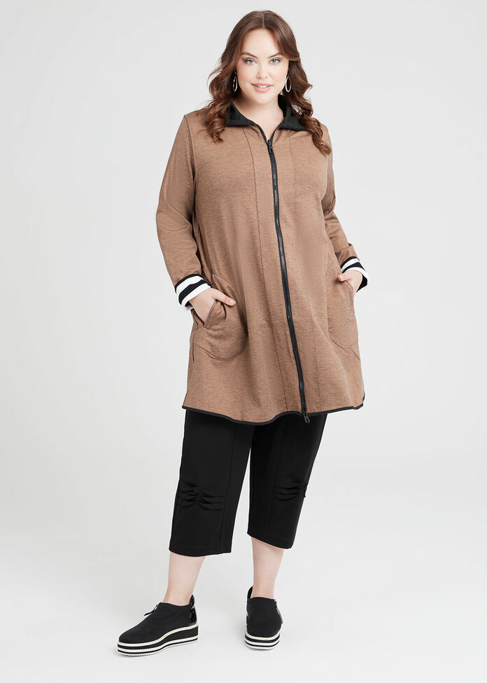 Shop Plus Size Ponte Reversible Express Jacket, Black | Taking Shape AU