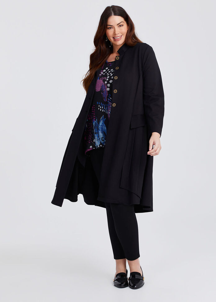 Shop Plus Size Ponte Sienna Riding Jacket, Black | Taking Shape HK