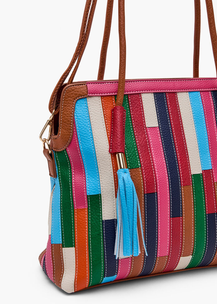 Shop Patchwork Panel Bag in Multi | Accessories | Taking Shape AU