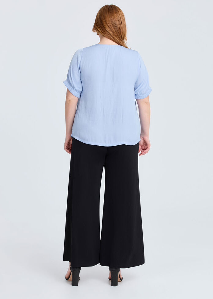Shop Plus Size Alina Luxe Top, Blue | Taking Shape AU