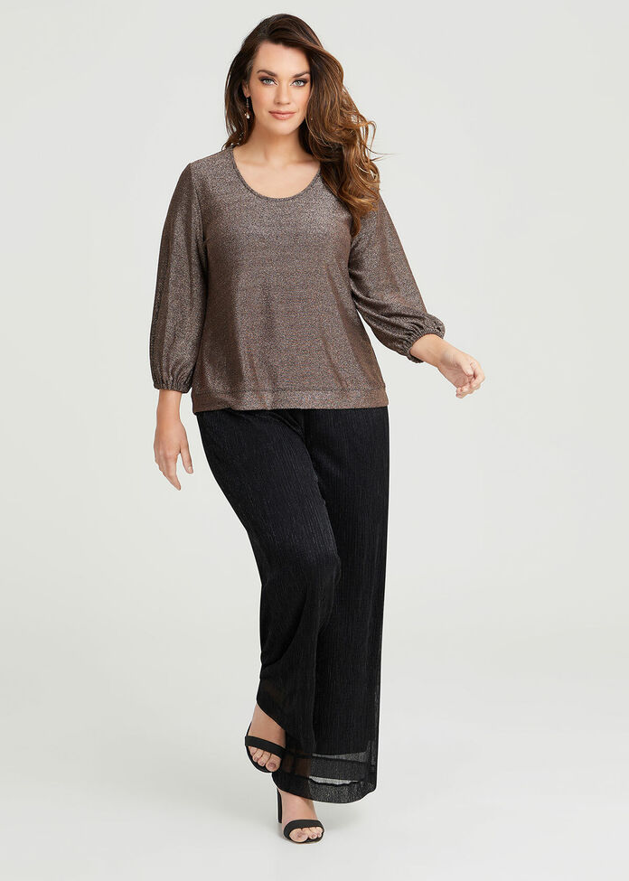 Shop Plus Size Luxe Sparkle Lurex Top, Multi | Taking Shape AU