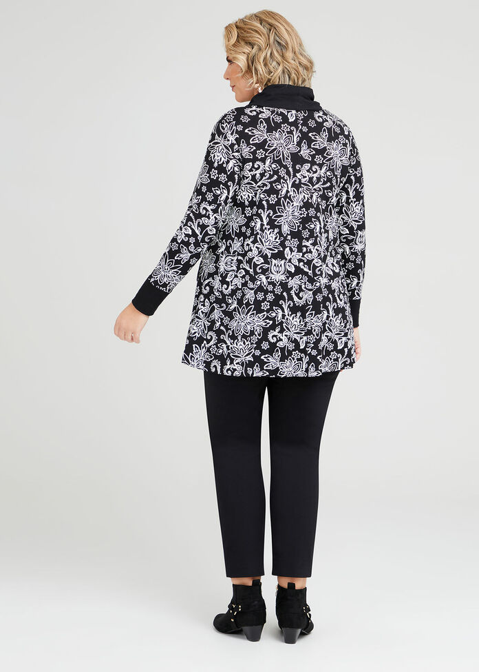 Shop Plus Size Natural Paisley Cowl Neck Top in Print | Taking Shape AU
