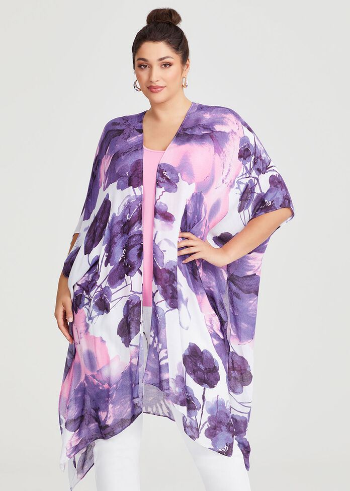 Shop Watercolour Cape in Multi | Accessories | Taking Shape AU