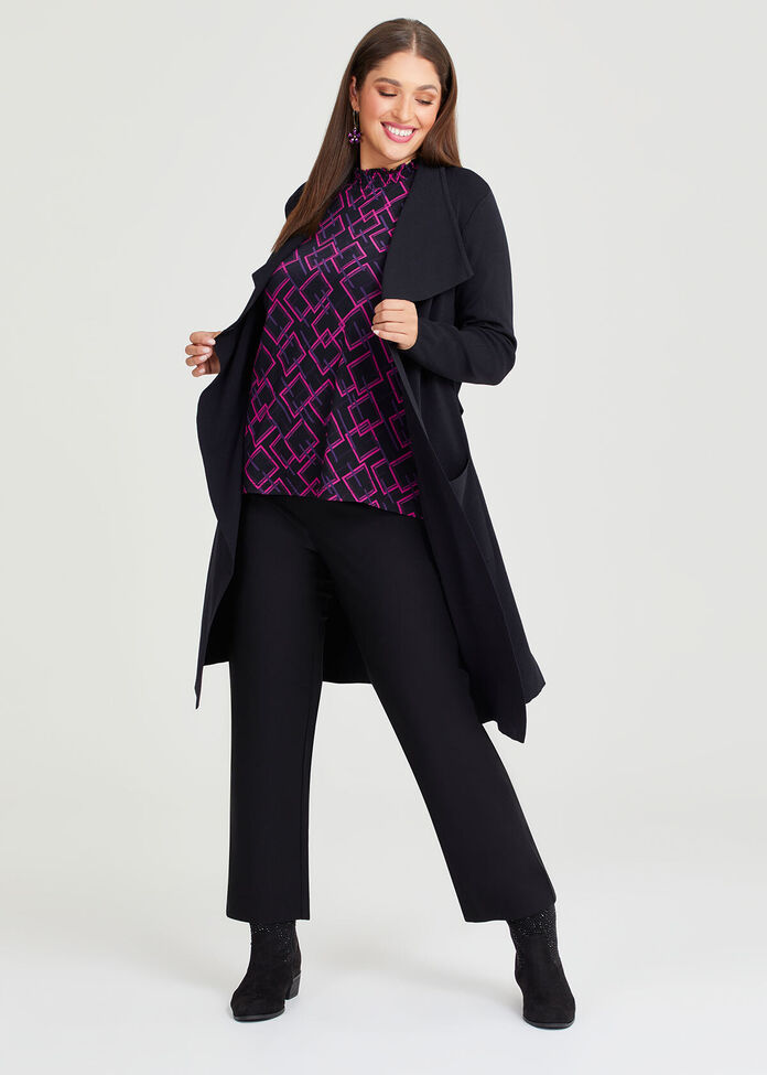 Shop Plus Size Mesh Abstract Geo Bonnie Top, Multi | Taking Shape AU