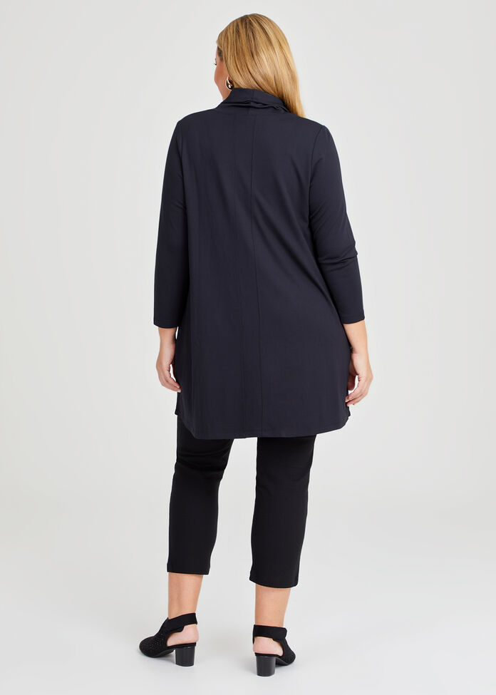 Shop Plus Size Natural Halo Ponte Tunic, Black | Taking Shape AU
