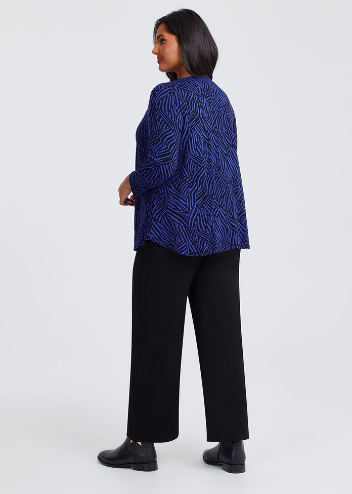 Shop Plus Size Natural Milla Abstract Top, Print | Taking Shape NZ