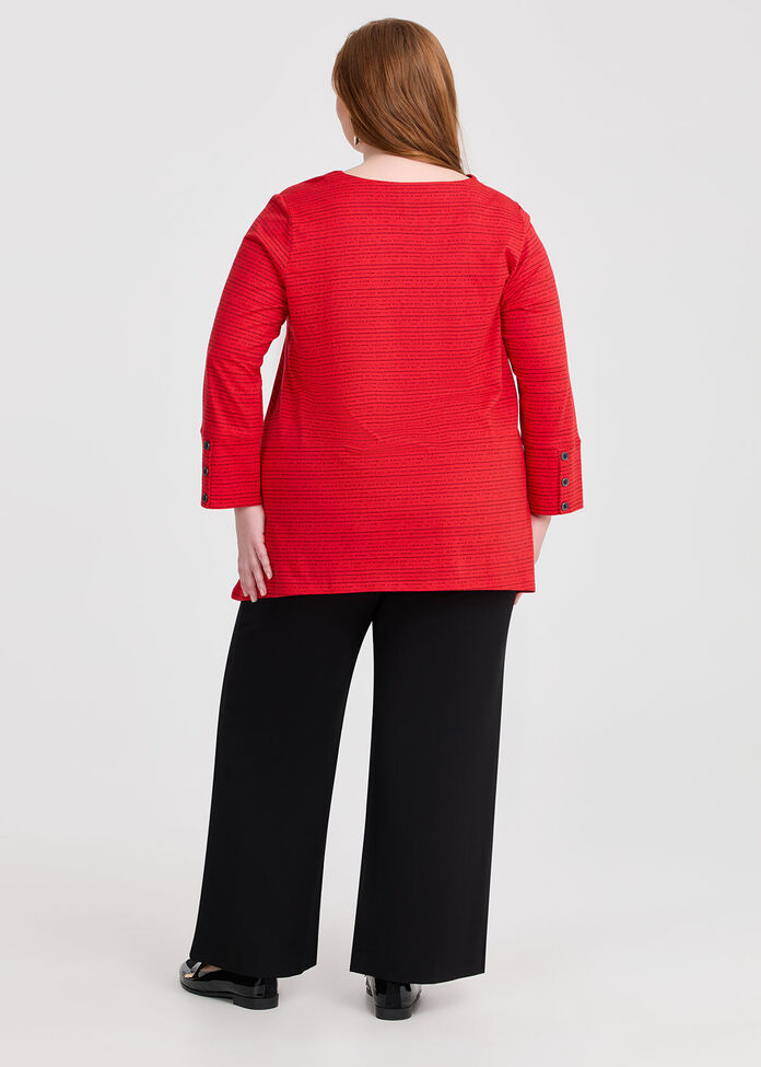 Shop Plus Size Cotton Tunic, Red | Taking Shape NZ