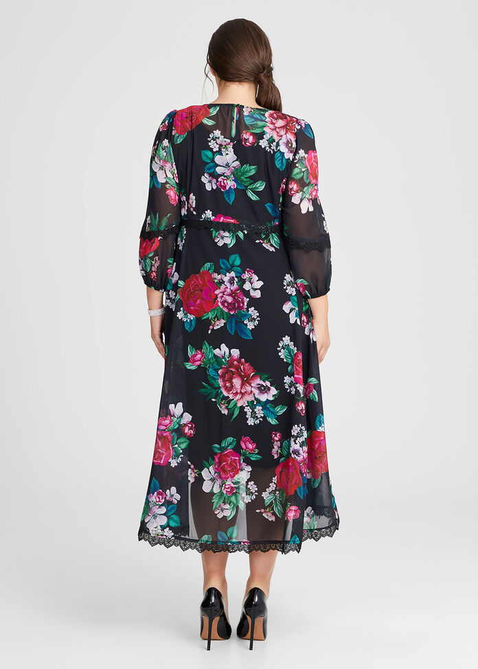 Shop Plus Size Divine Rose Hi Lo Maxi Dress, Multi | Taking Shape AU