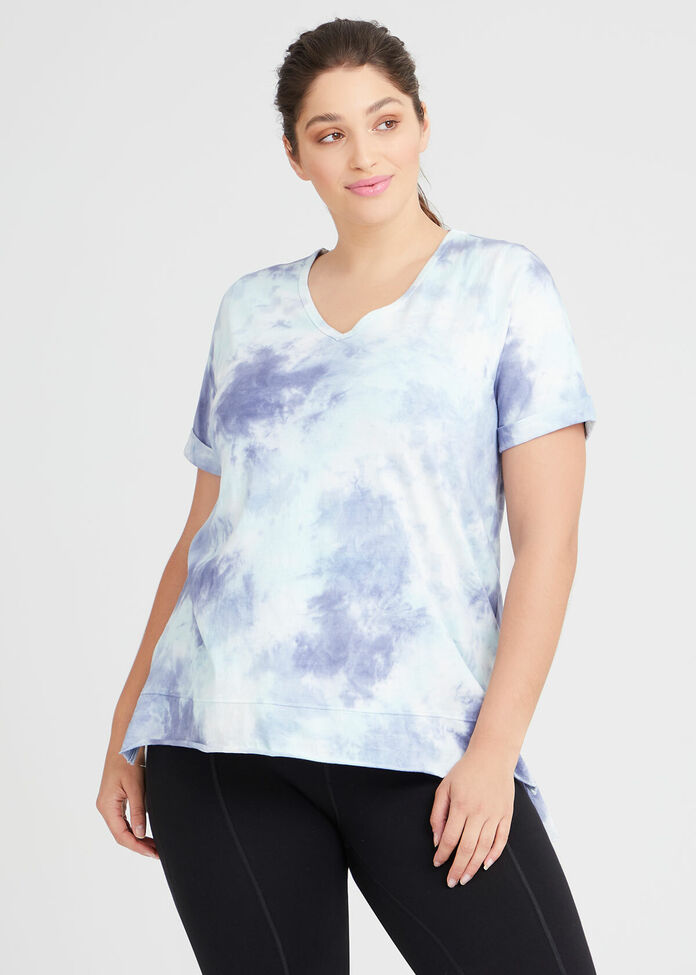 Shop Plus Size Organic Tie Dye Karma Top, Print | Taking Shape AU
