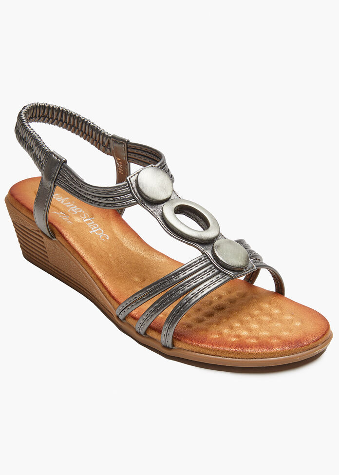 Shop Cathy Elevated Wedge Sandal | Comfortable Shoes | Taking Shape NZ