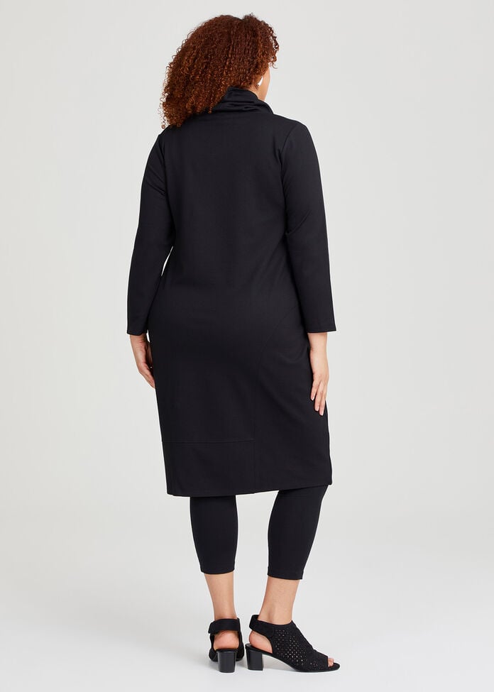 Shop Plus Size Ponte Essence Dress Black Taking Shape Au