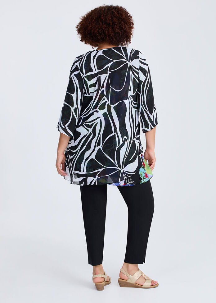 Shop Plus Size Reversible Travel Tunic, Print | Taking Shape AU