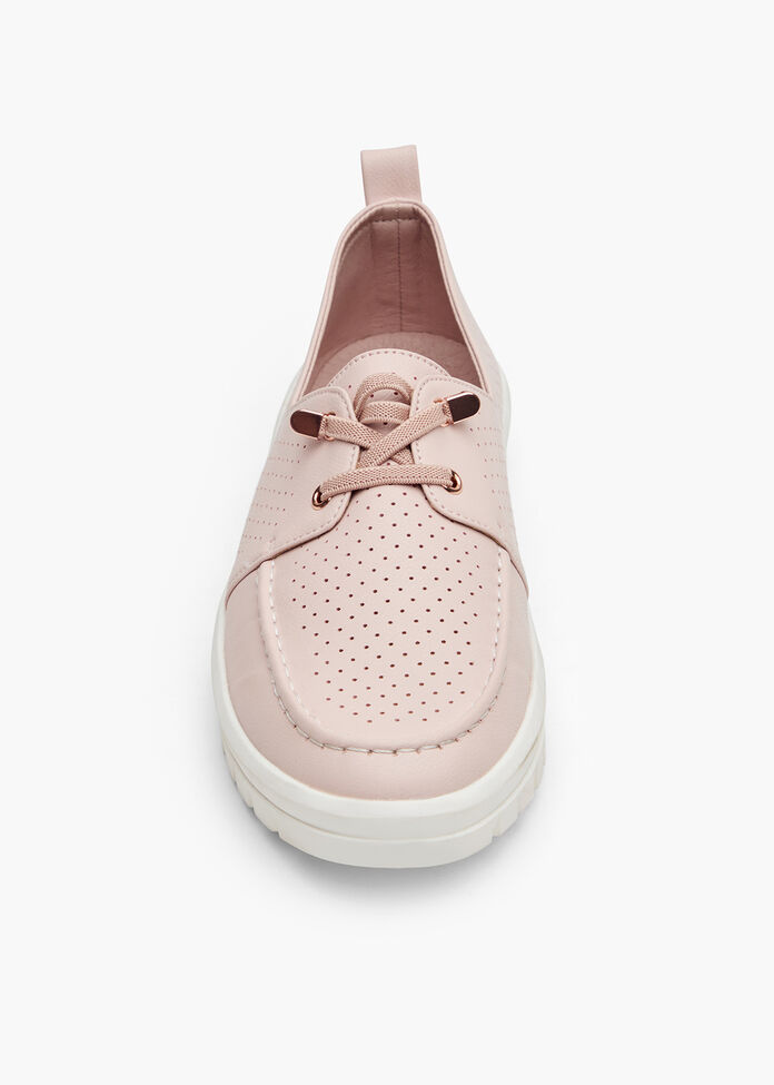 Shop Pink Flexible Elastic Lace Shoe | Comfortable Shoes | Taking Shape NZ