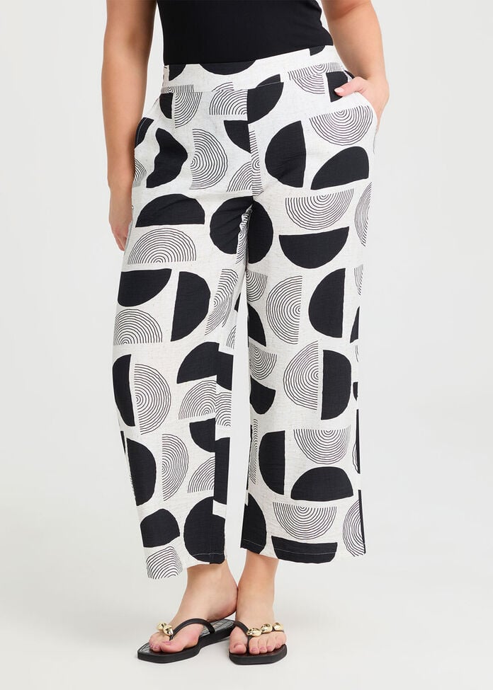 Shop Plus Size Natural Tara Abstract Pant, Multi | Taking Shape CA