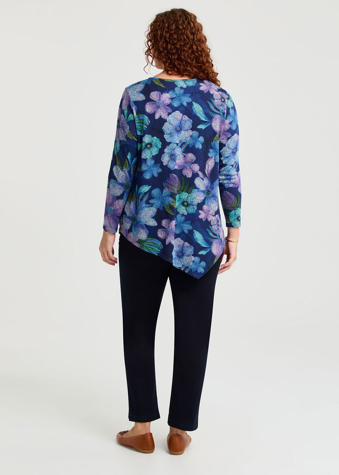 Shop Plus Size Bamboo Painted Floral Cosy Top, Floral | Taking Shape AU
